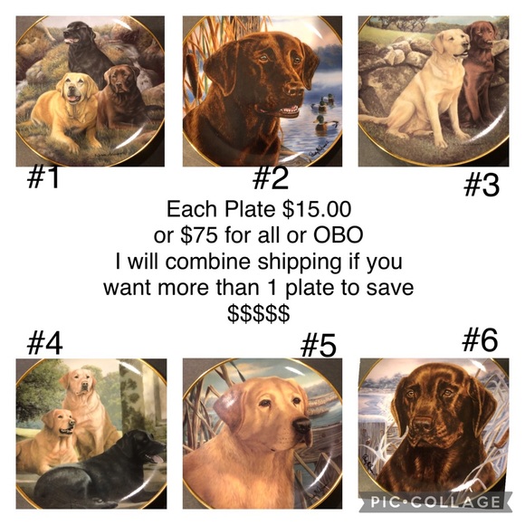 Franklin Mint | Wall Decor | Franklin Mint Plate Set Of 6 Plates Yellow ...